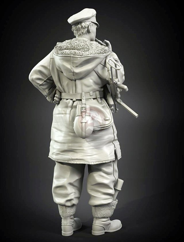 Panzer Art 1/35 Waffen-SS Officer in Winter Parka (Anorakanzug) #1 WWII ... Panzer Art 1/35 Waffen-SS Officer in Winter Parka (Anorakanzug) #1 WWII ...